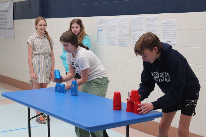 Cup Stacking Tournament | West Geauga Middle School